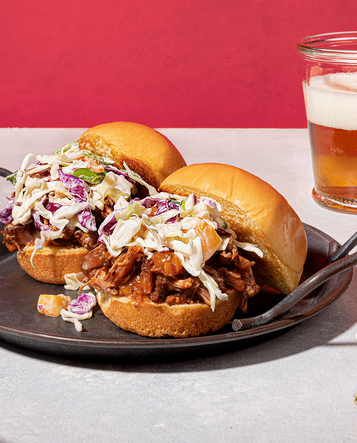 California Cling Peach Instant Pot™ Spicy Pulled Pork Sliders ...